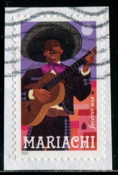 5703 US (60c) Mariachi SA, used | United States, General Issue Stamp ...