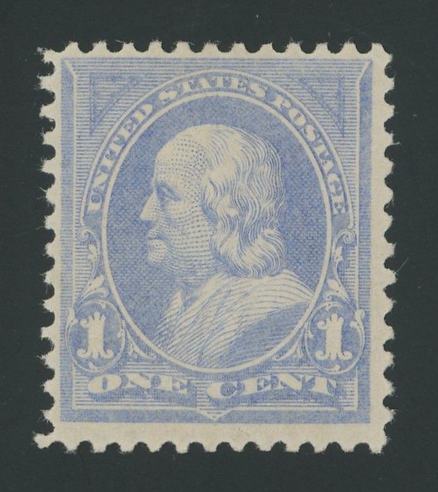 USA 246 - 1 cent Ultramarine Bureau - F/VF Mint hinged | United States ...