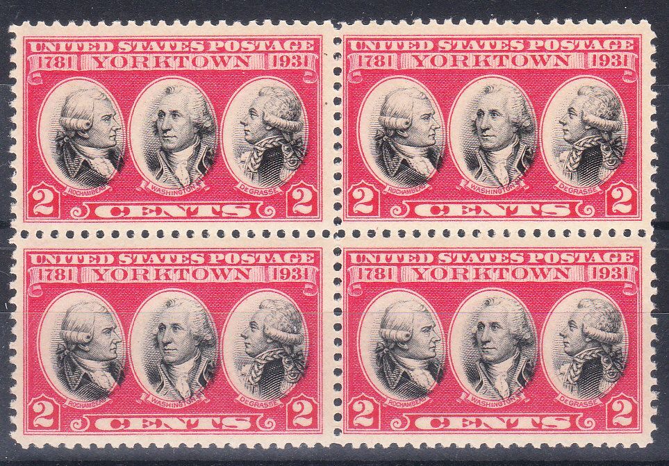 MOstamps - US #703 Mint OG NH Block of 4 (gum skips) - Lot # HS-M68 ...