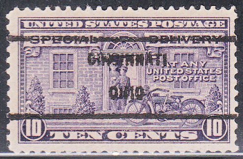 Precancel - Cincinnati, OH PSS 209 - Special Delievery Town and Type ...