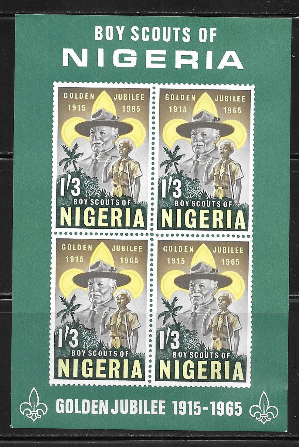 Nigeria 172a 50th Nigerian Boy Scouts s.s. MNH | Africa - Nigeria ...
