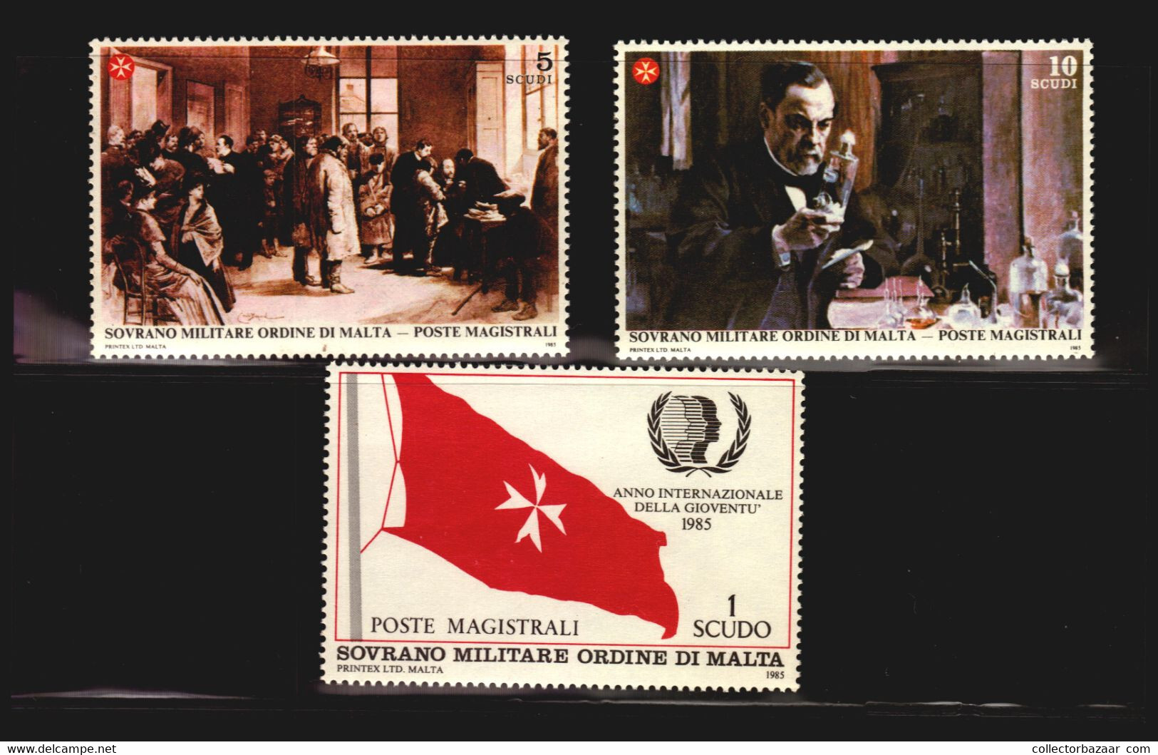 1985 youth year Medical SMOM Medicin PASTEUR ANTI RABIES VACCINE MNH ...