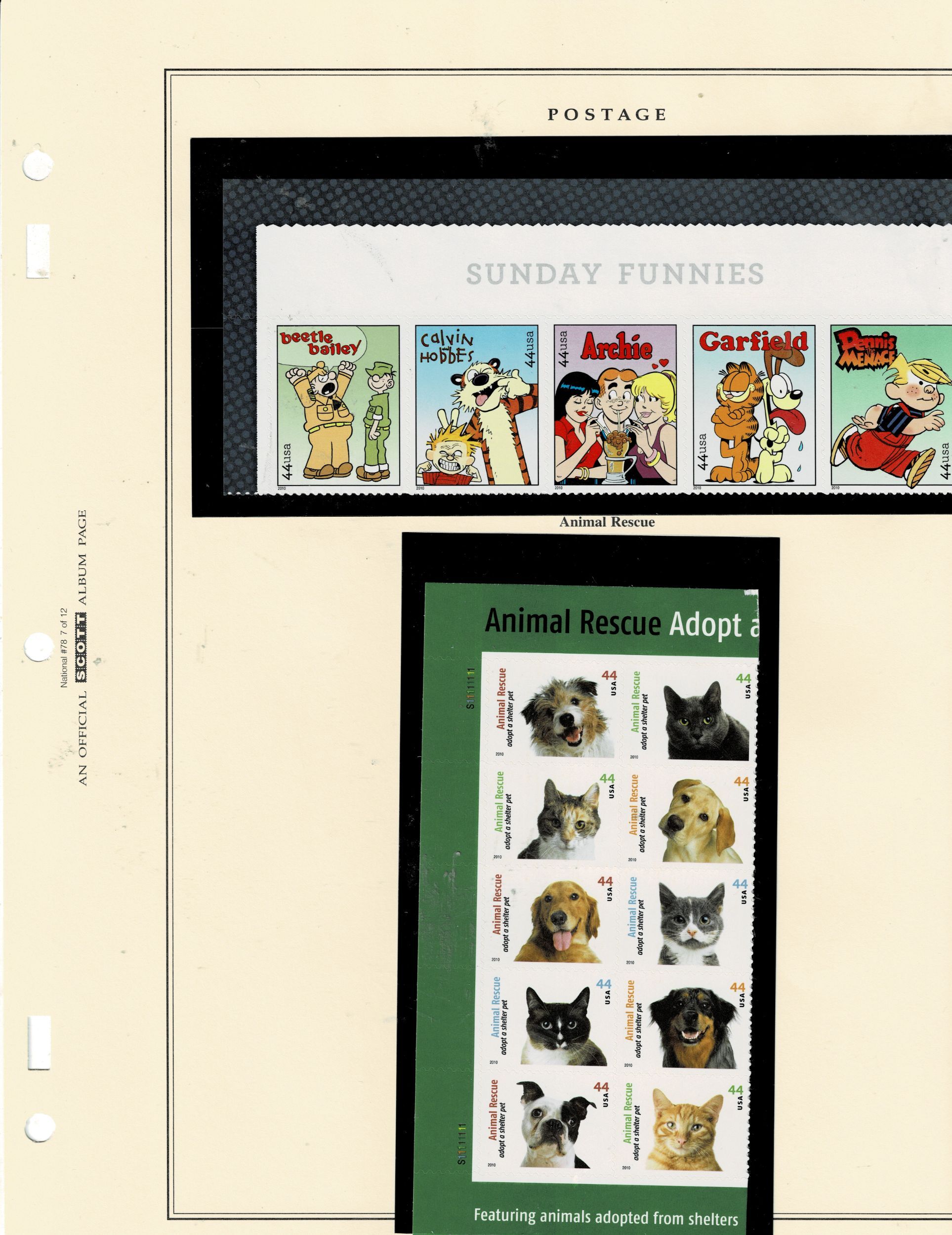 2010 Mint Commemorative Issue 44c US Postage #4451-60 & 4467-71 VF MNH ...