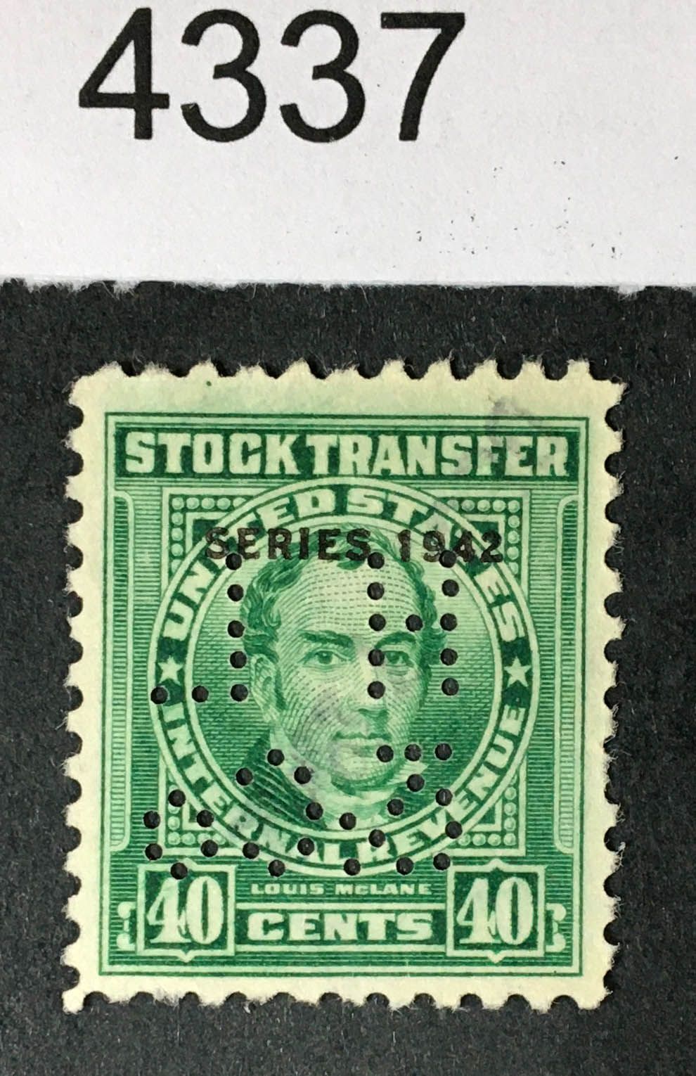 US Stamps # Rd124 Revenue Used CAT. $ LOT #4337 | United States ...