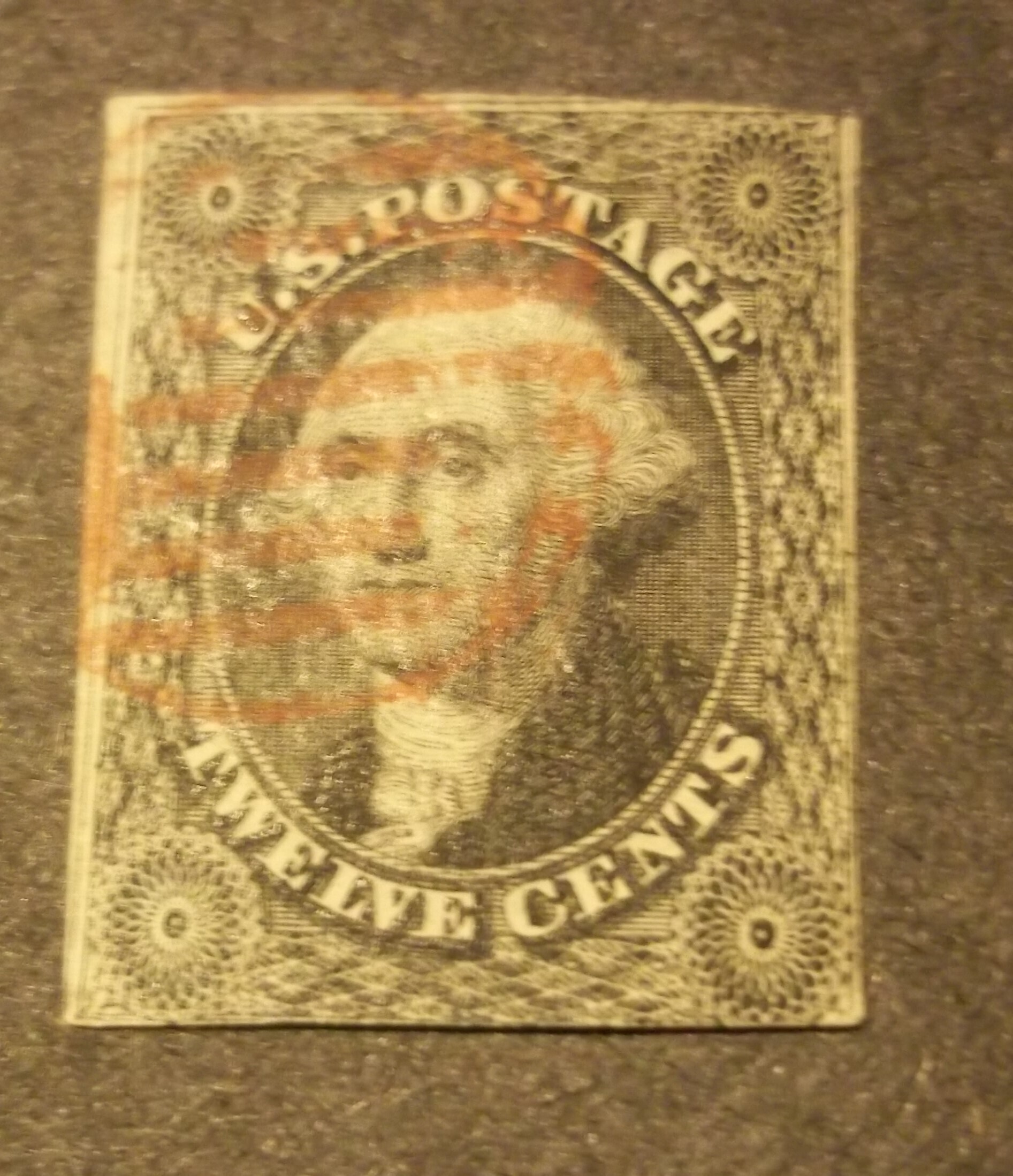 US # 17 Used RED CXL Sealed Tear CV $250.00 | United States, General ...