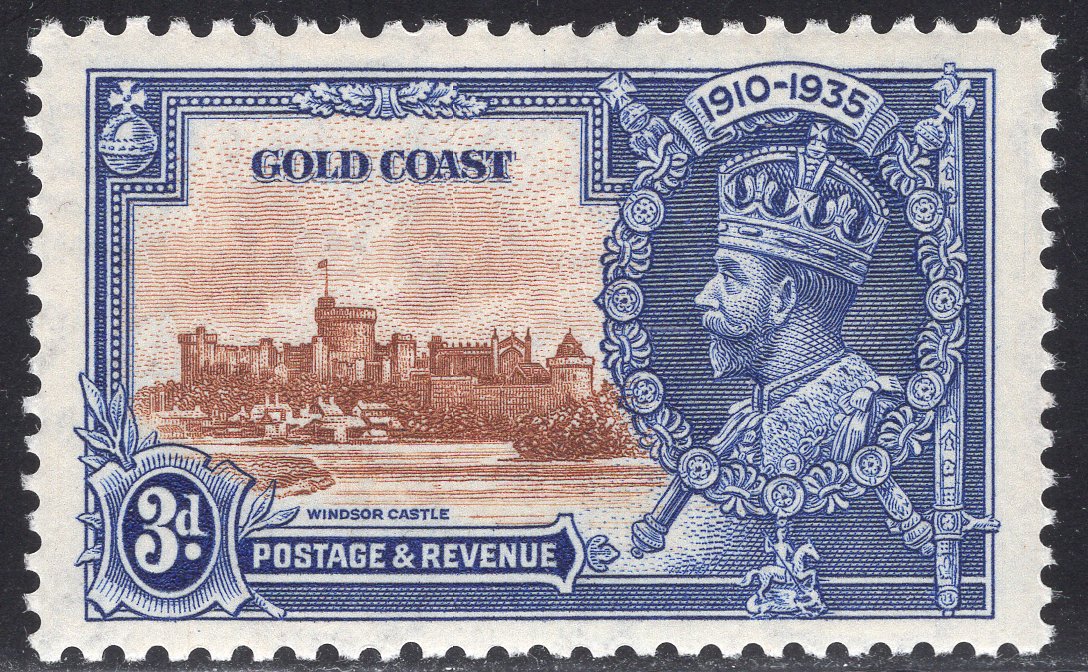 Gold Coast Scott 109 | Africa - Ghana, General Issue Stamp / HipStamp