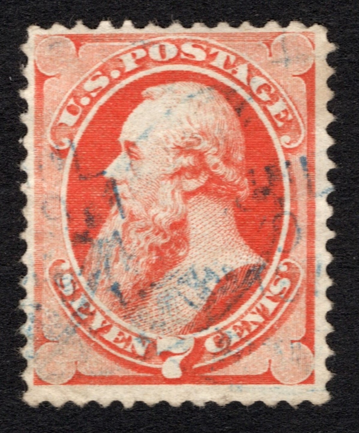 Used 1871 7c Secretary of War Stanton, Scott #149 | United States ...
