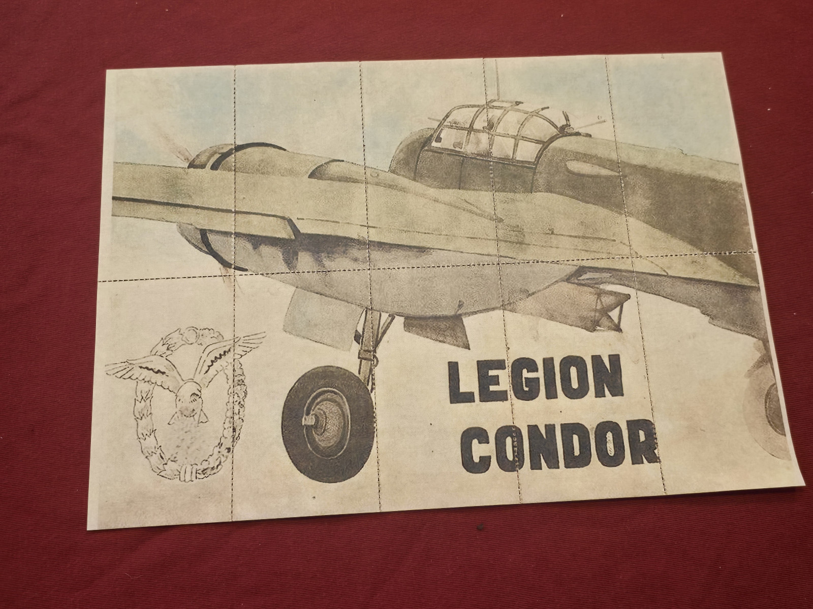 LEGION CONDOR WWII WW2 GERMAN SPANISH BLUE DIV poster War Rations ...