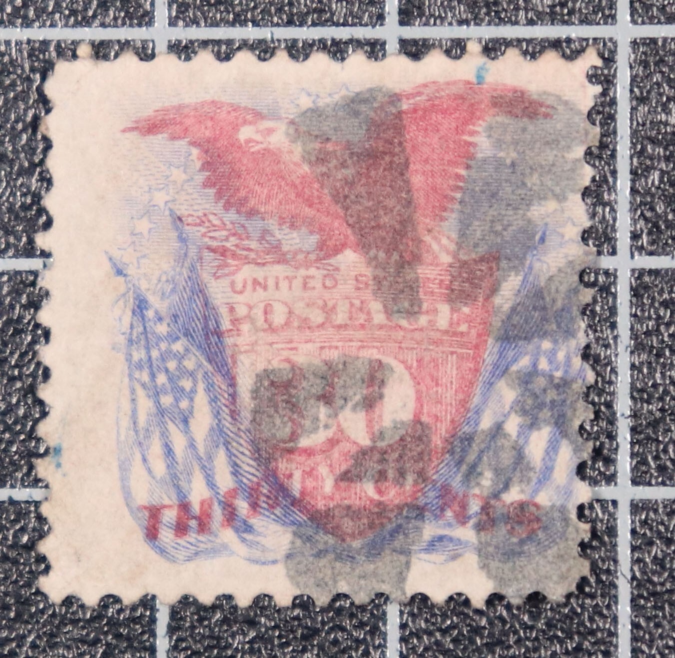 Scott 121 30 Cents Flag & Shield Used Nice Stamp SCV $450.00 | United ...
