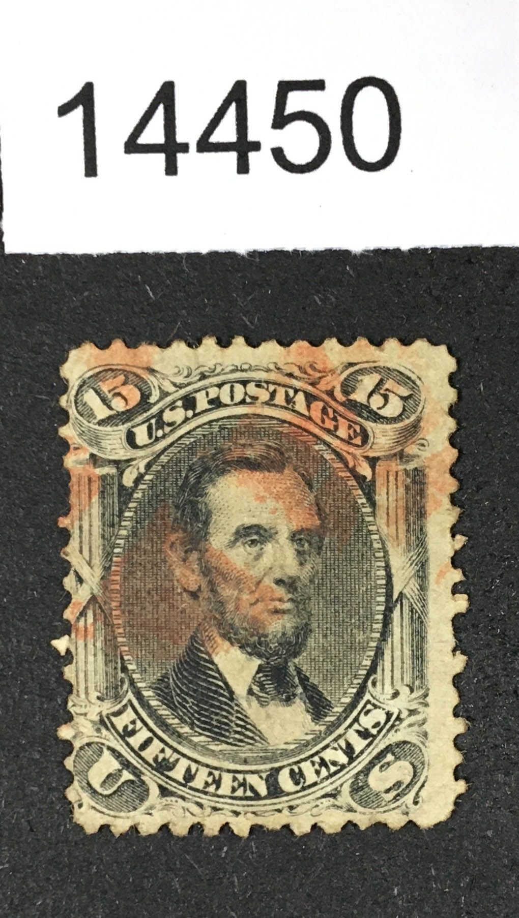 US Stamps # 77 RED Cancel Used $240 LOT #14450 | United States, General ...