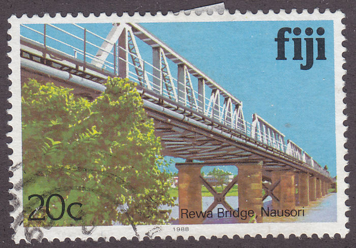 Fiji 418h Rewa Bridge, Nausori 1988 | Australia & Oceania - Fiji ...