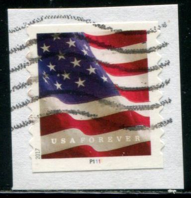 5159 US (49c) US Flag SA coil, used on paper PNS #P111 | United States ...