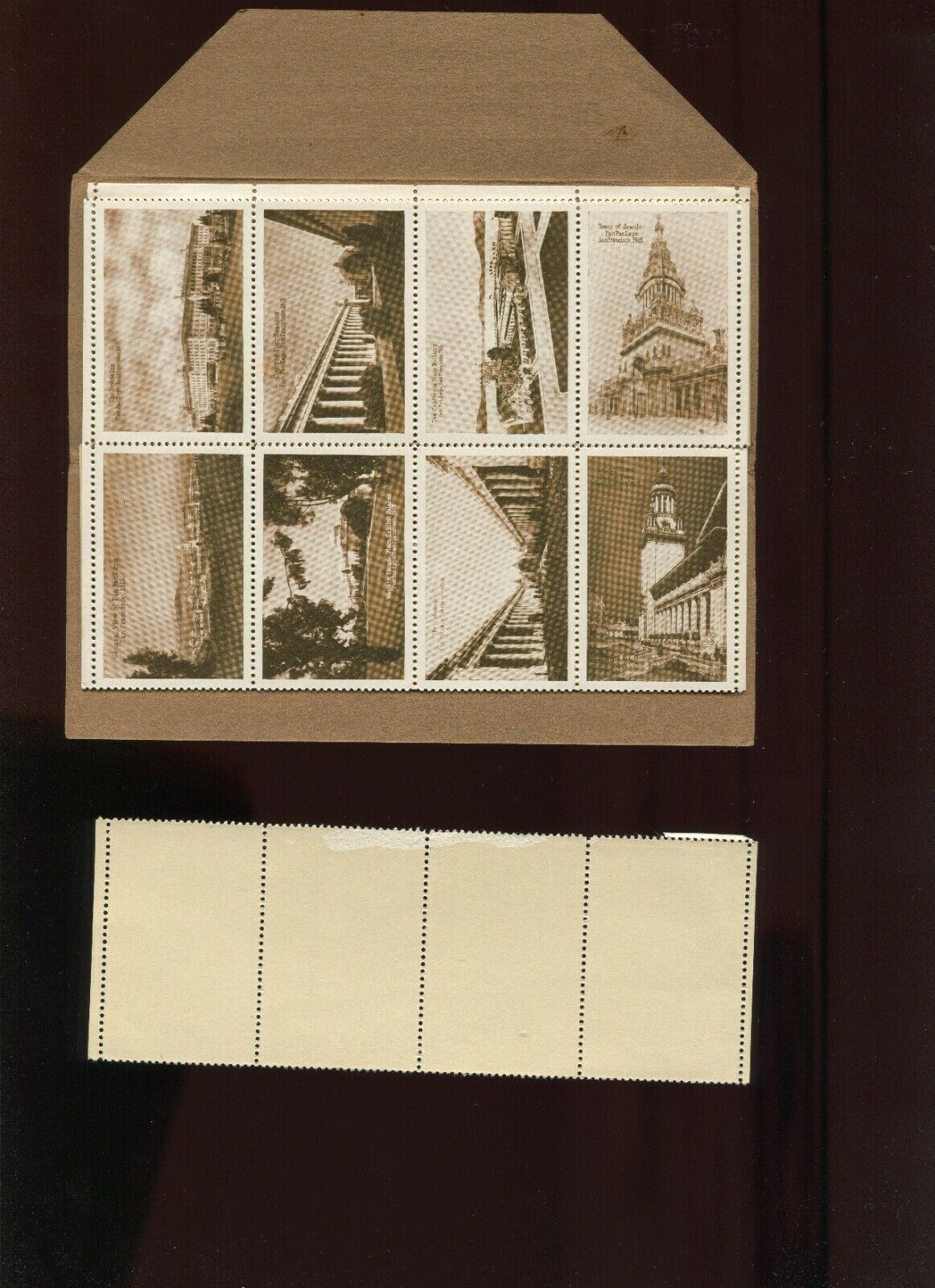 1915 Ppie Souvenir Cardinell-Vincent CO. Sepia Views Poster Stamps ...