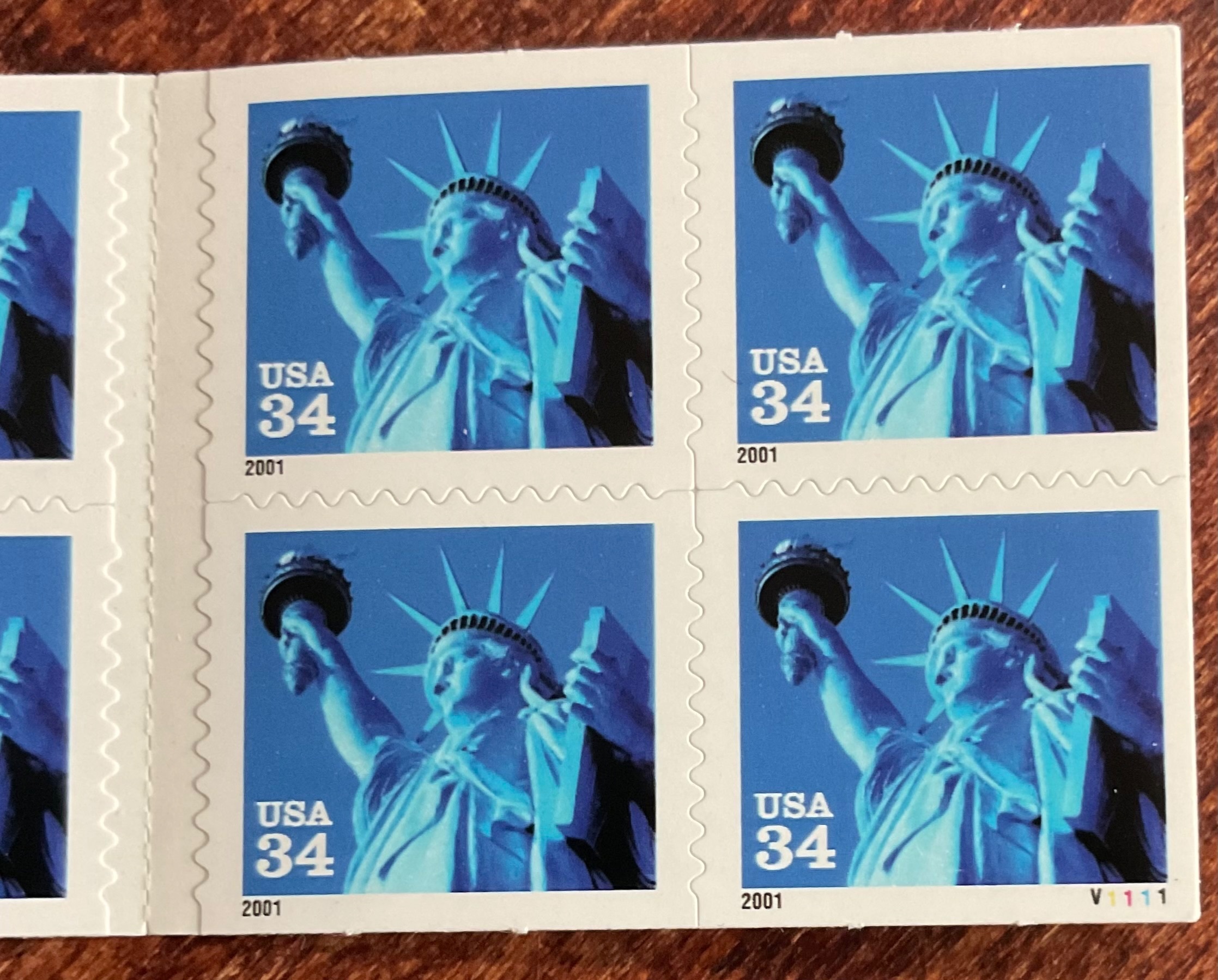 US #BK283 MNH Exploded Booklet of 20 Statue of Liberty SCV $16.00 L42 ...
