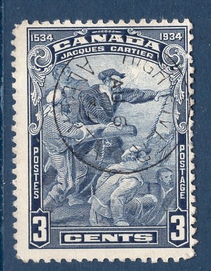 Canada #208 used 1934 Cartier`s arrival | Canada, General Issue Stamp ...