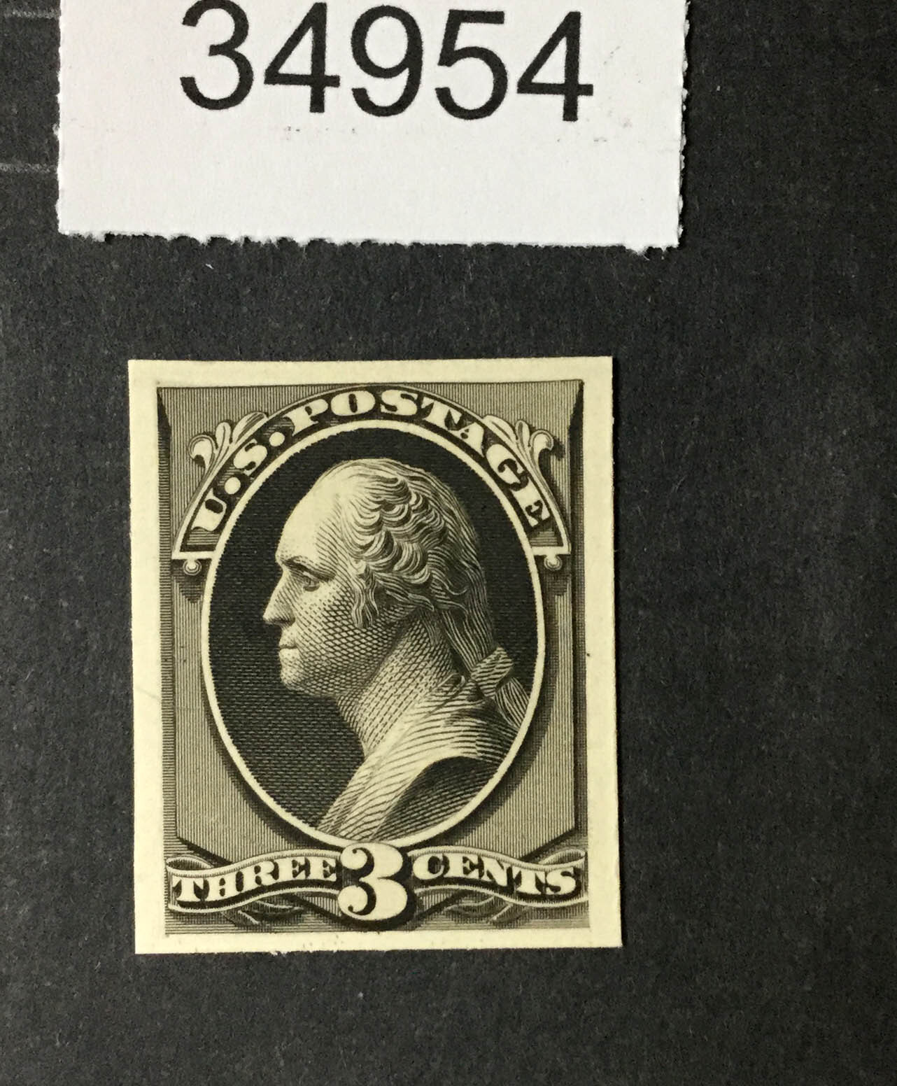 US Stamps #158Tc4A Trial Color Proof LOT #34954 | United States, Back ...