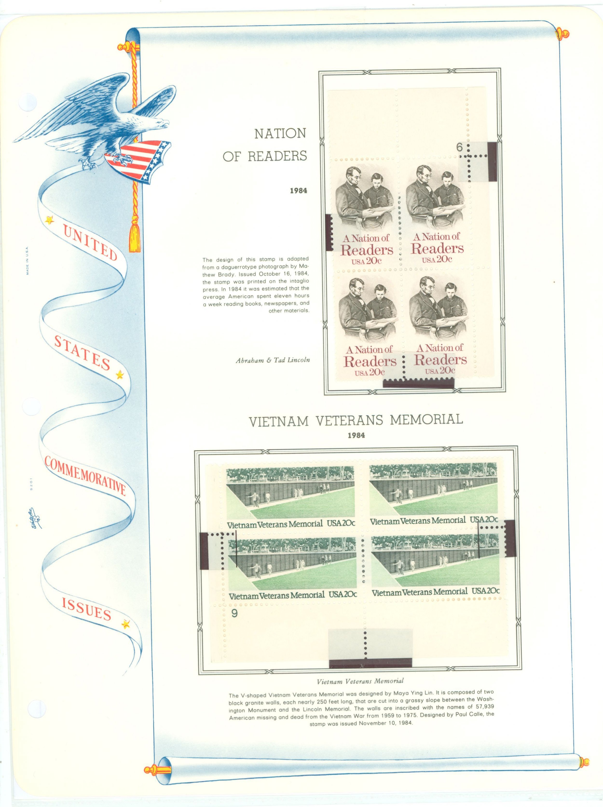 United States #2106/2109 Plate Block | United States, General Issue ...