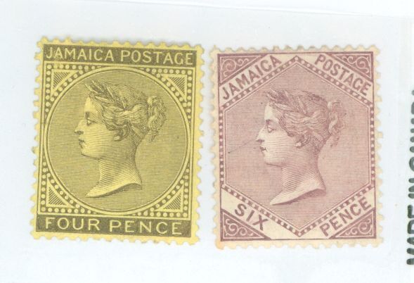 Jamaica #41/42 Unused Single | Caribbean - Jamaica, Stamp / HipStamp