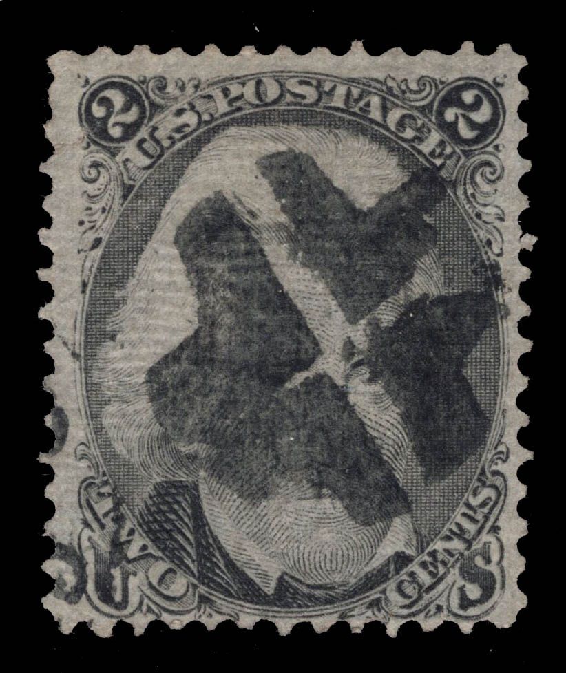 US Stamps # 84 D Grill Used Split Grill $5,500 LOT #29900 | United ...