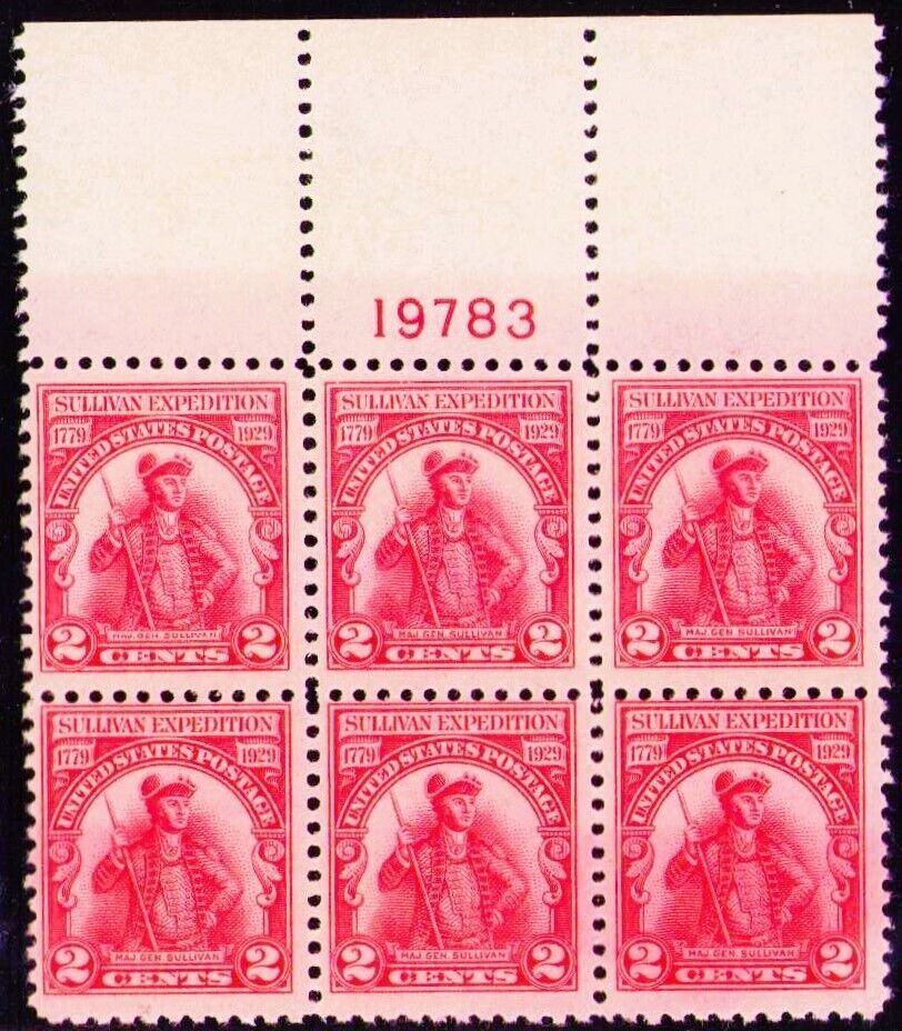 657 1929 Sullivan's Expo Plate Block MNH | United States, General Issue ...