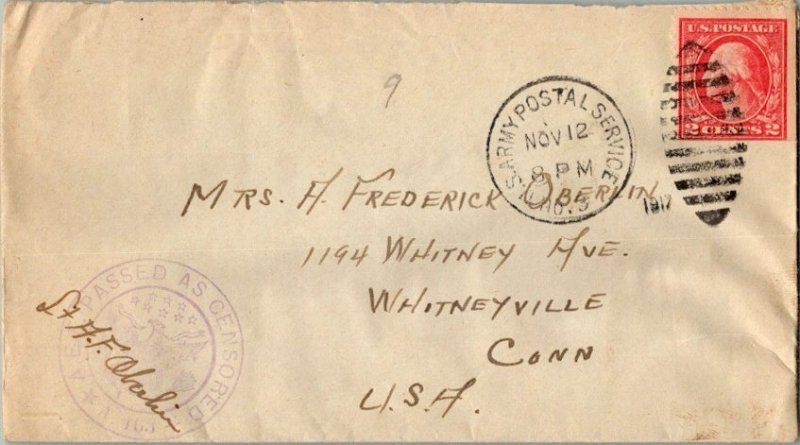 United States A.E.F. World War I 2c Washington-Franklin 1917 U.S. Army ...