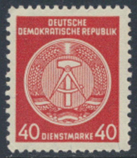 German Democratic Republic SC# O25 MNH see details & scans | Europe ...