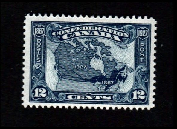 Map of Canada from 60th Anniversary of Confederation 1927 set | Canada ...
