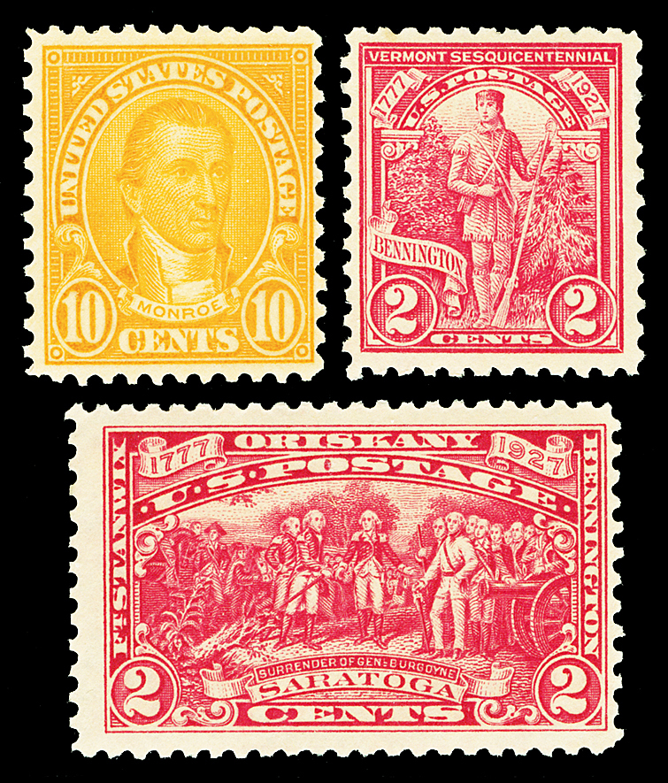 Scott 642,643,644 2c to 10c Issues All Mint F-VF NH Cat $12.75 | United ...