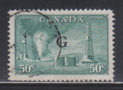 Canada, 50c Official (SC# O24) Used | Canada, Officials Stamp / HipStamp