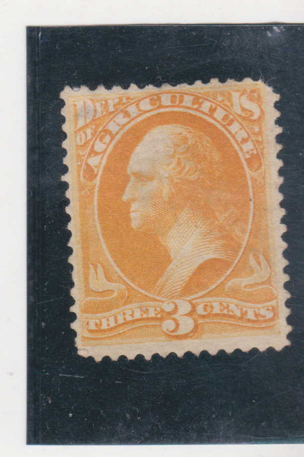 US Scott #O3 Used 3 cents Agriculture Official Fancy Cancelation Cat ...