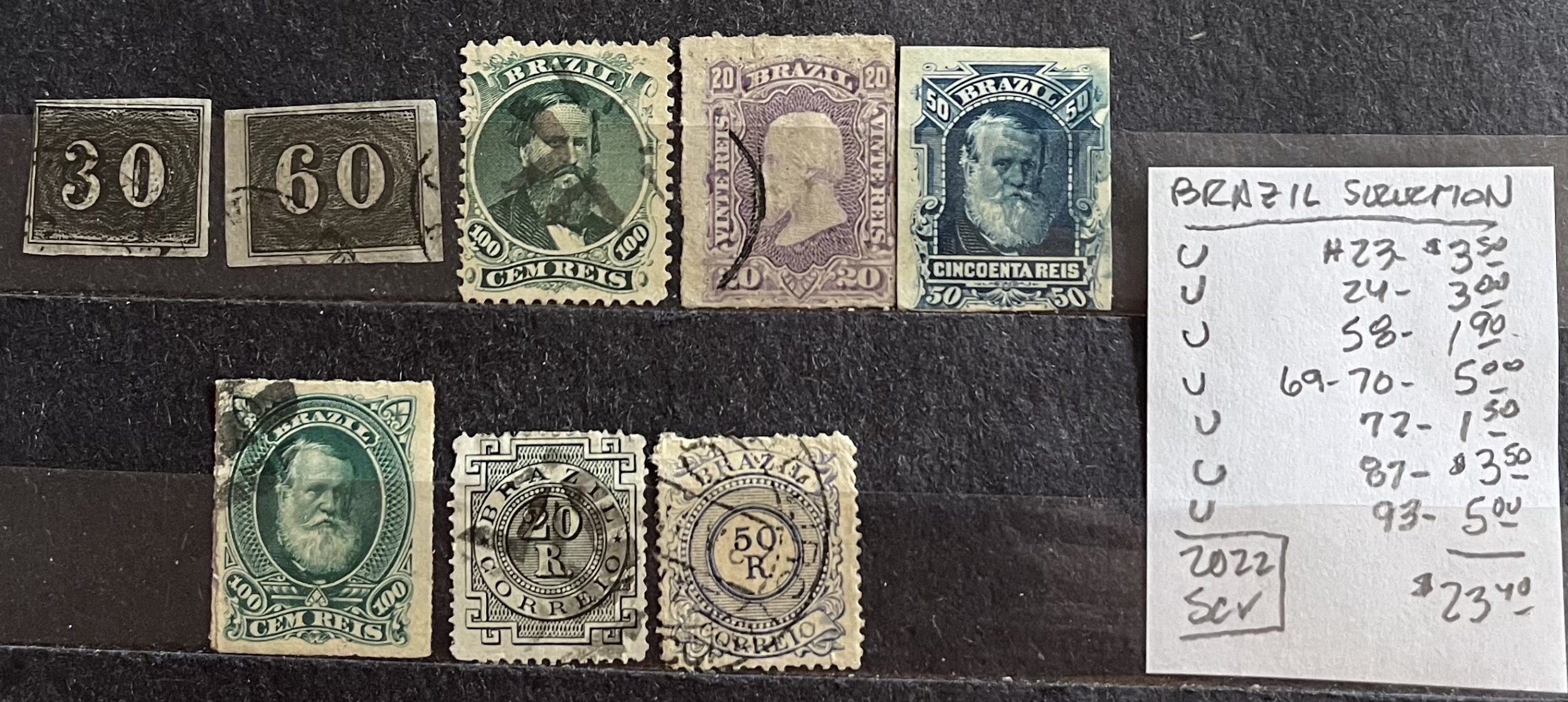 Brazil Used Selection #23//93- SCV=$23.40 | Central & South America ...