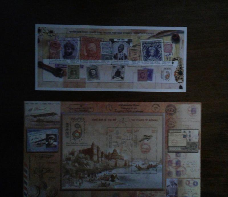 2 Exclusive Miniature Sheets from 2010 & 2011 / HipStamp
