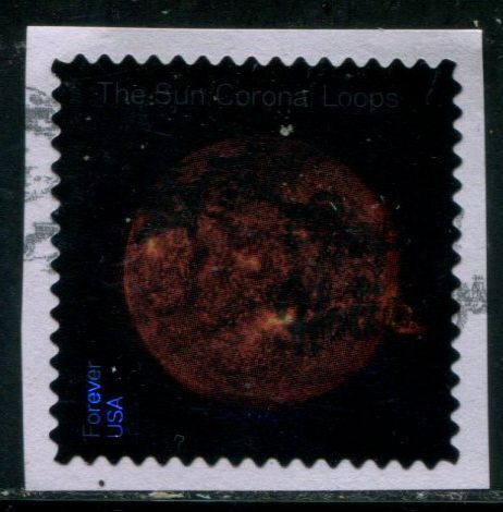 5599 US (55c) Sun Science - Coronal Loops SA, used on paper | United ...