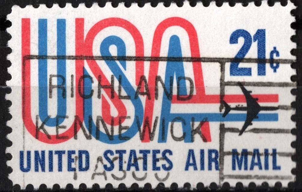 SC#C81 21¢ USA and Jet Single (1971) Used | United States, Air Mail ...