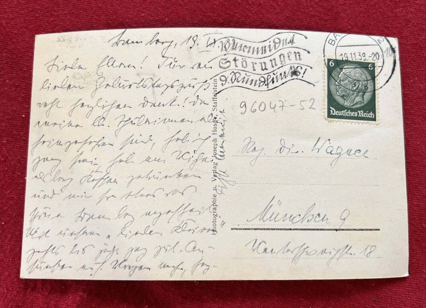 WWII WW2 Nazi German Third Reich Bamberg Horse Warrior statue Postcard ...