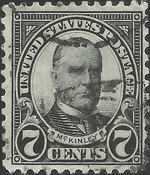 # 639 Used Black Mckinley | United States, General Issue Stamp / HipStamp