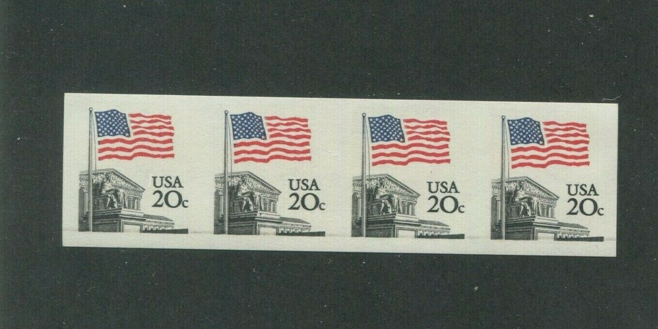 United States Postage Stamp #1895d Mint MNH Imperf Strip of 4 | United ...
