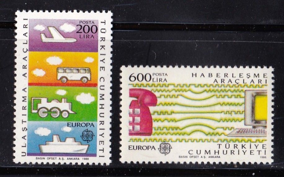 Turkey stamps #2403 - 2404, MNH, CV $14.50 | Europe - Turkey, General ...