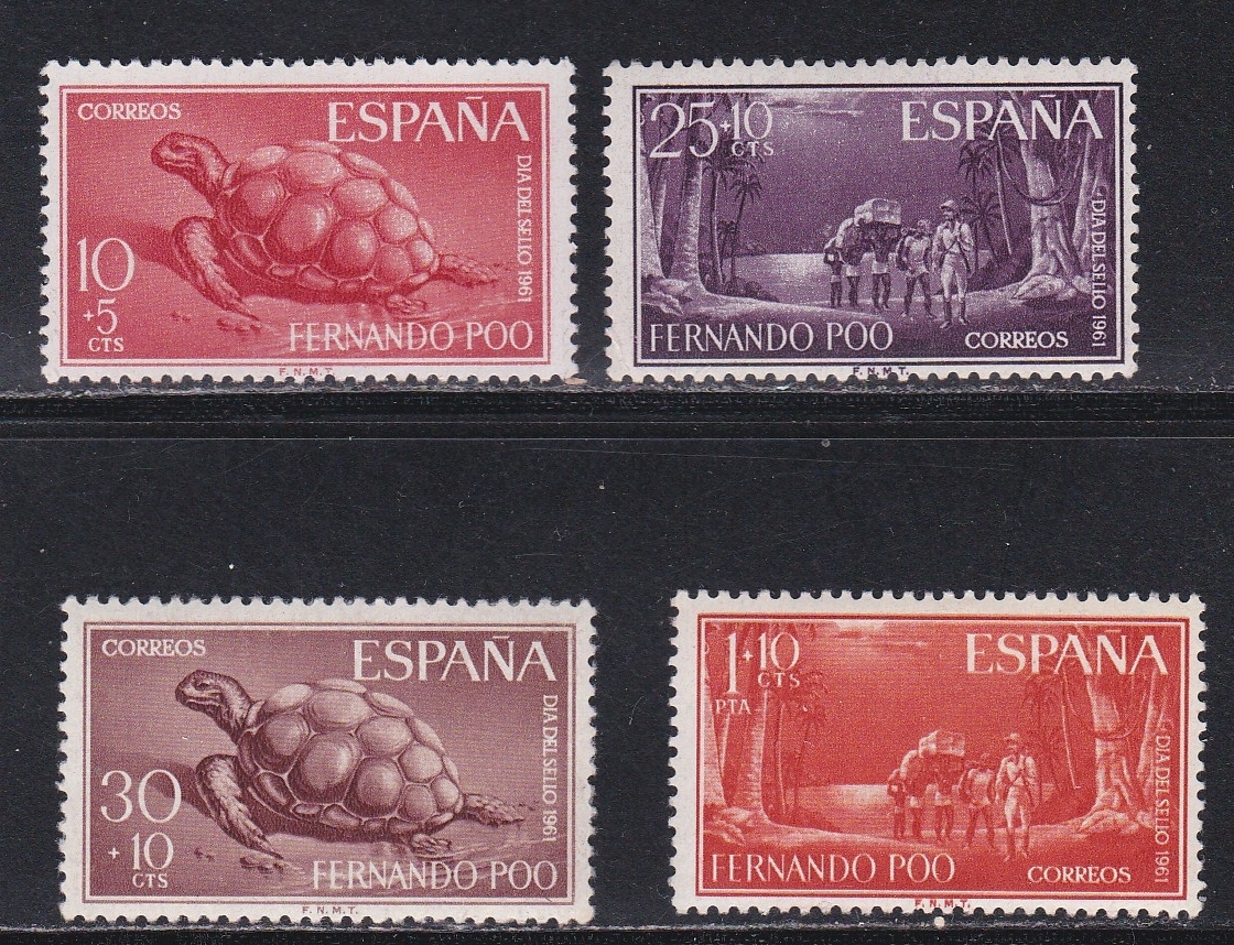 Fernando Po # B10-13, Tortoise, Native Carriers, LH / HipStamp