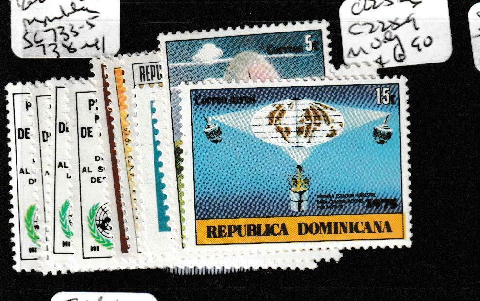 Dominican Republic SC 733-5, 738-41, C225-6, C228-9 MOG (9gig ...