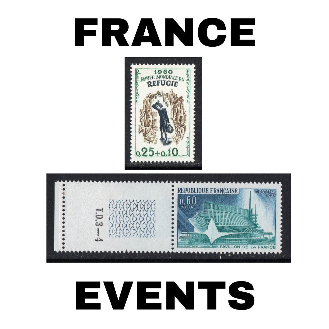 Thematic Stamps - France - Events - Choose from dropdown menu | Europe ...