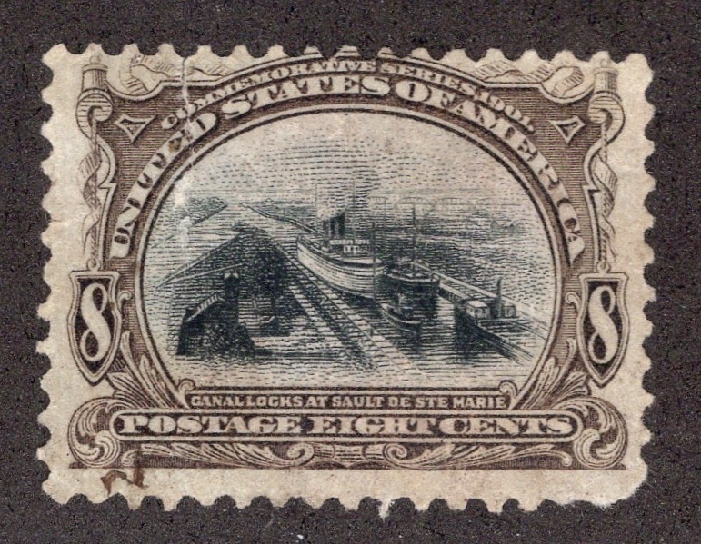 US #298 Eight Cent Pan-American Expo *Minor Fault* ~jm-0295 | United ...