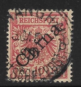 Offices in China - Scott #3a 10pf Carmine - F- VF Used | Europe ...
