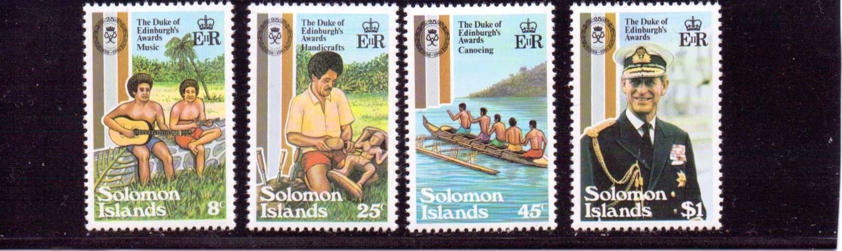 Solomon Islands Scott# 453-456 MNH (1981 Duke of Edinburg's Awards ...