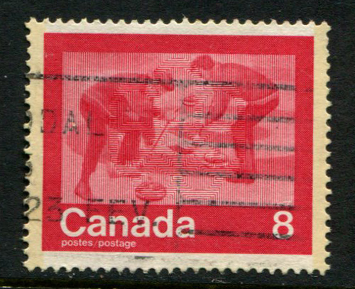 647 Canada 8c Winter Olympics, used | Canada, General Issue Stamp ...