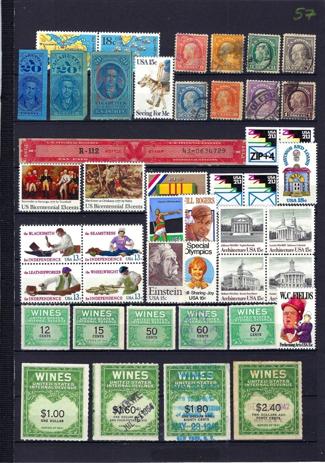 JASTAMPS: U.S.A very nice collection from old album, see scan | United ...