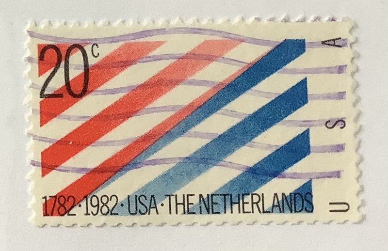 USA 1982 Scott 2003 used - 20c Diplomatic Relations USA & The ...