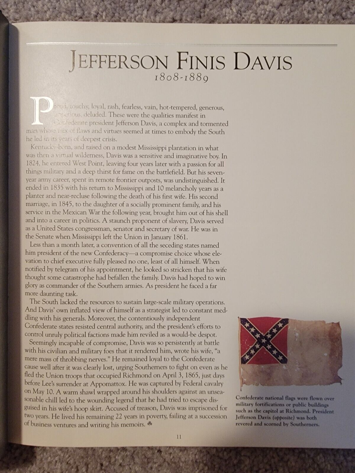 Scott #2975a 29¢ Civil War (Robert E Lee) Sheet in Commemorative Book ...