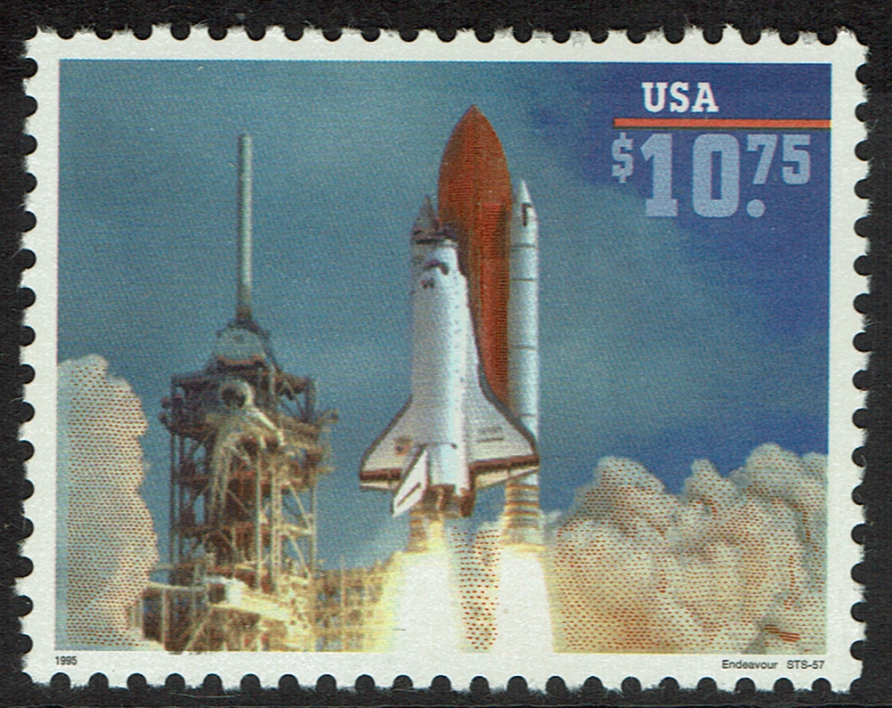 United States #2544A MNH - $10.75 Space Shuttle (1995) | United States ...