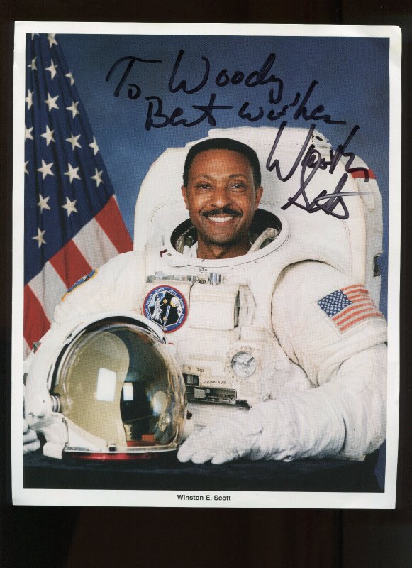 Astronaut Winston Scott Signed Photo Nasa Space Shuttle Program ...